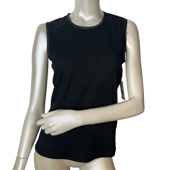 Allison Daley | Tops | Allison Daley Brand Black Ribbed Sleeveless Top ...